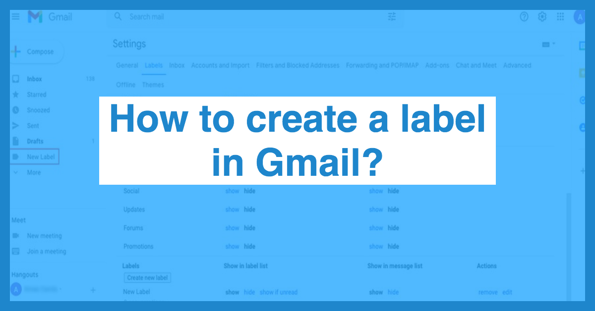 How To Create A Label In Gmail Anyleads