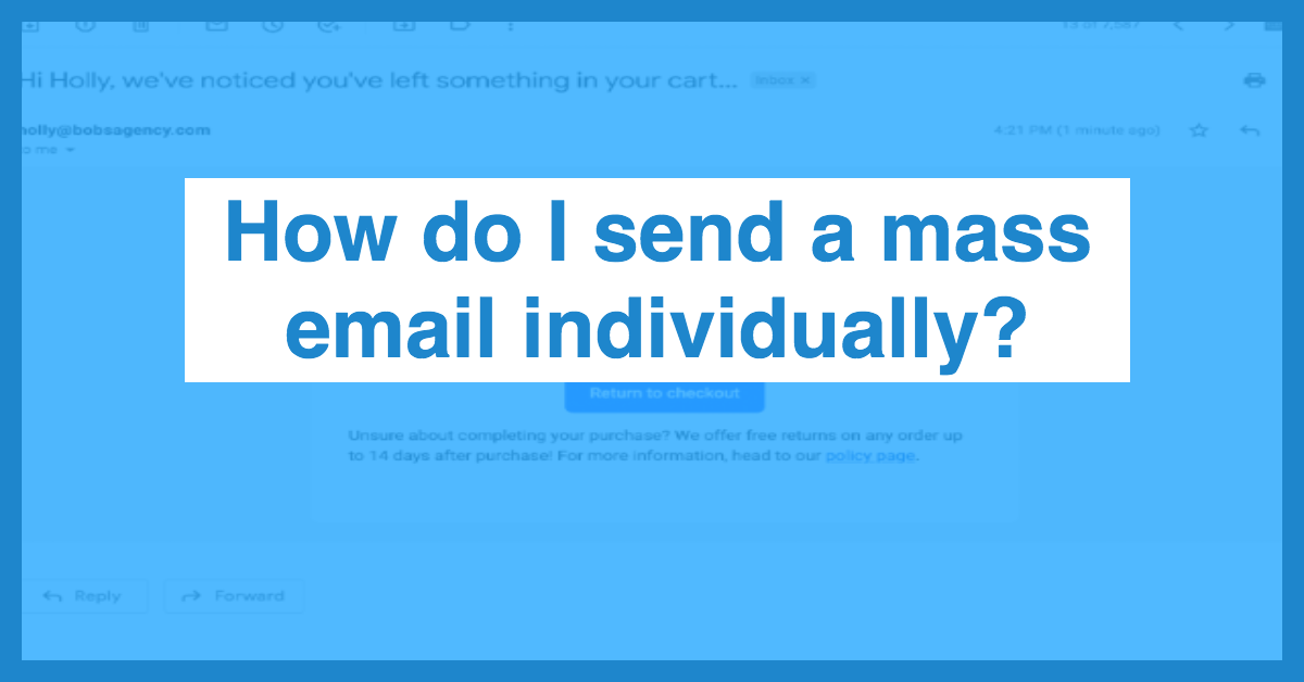 How To Send An Email Individually To Multiple Recipients Using Gmail 