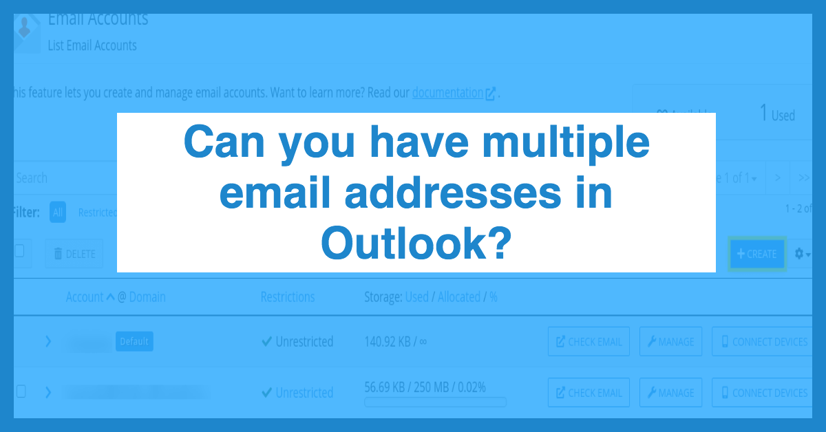 Can You Have Multiple Email Addresses In Outlook Anyleads