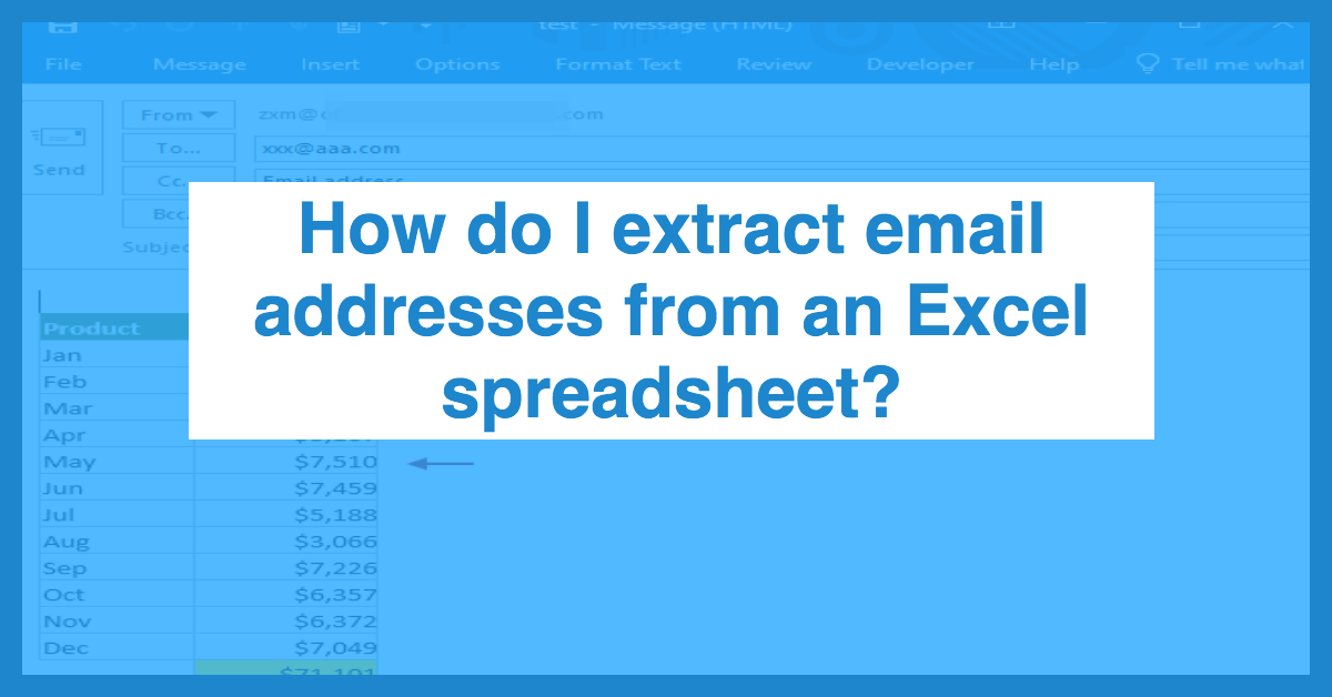 How To Extract Email Addresses From An Excel Worksheet Anyleads
