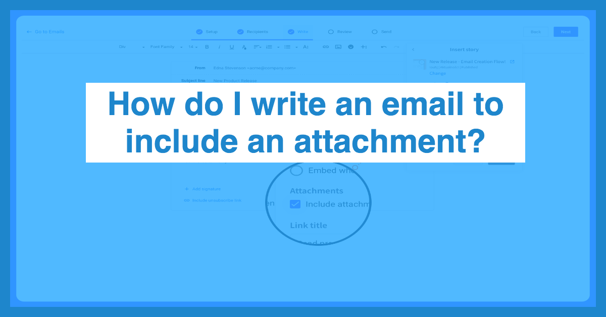 How Do I Write An Email To Include An Attachment Anyleads