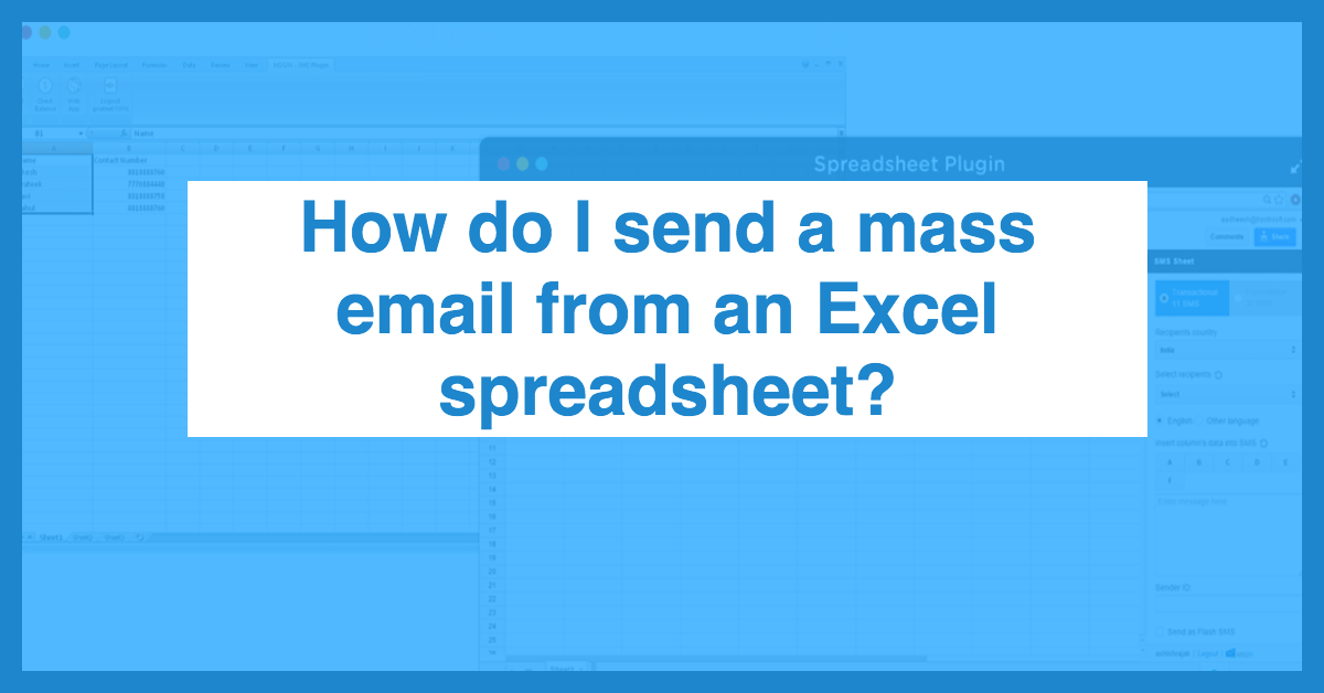 How To Send A Mass Email From An Excel Spreadsheet Anyleads